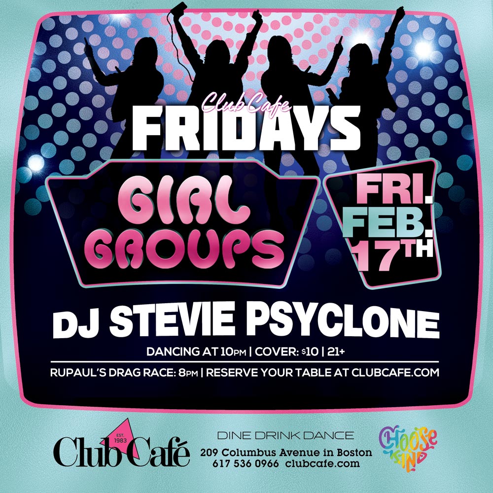 Club Café Fridays – Girl Groups