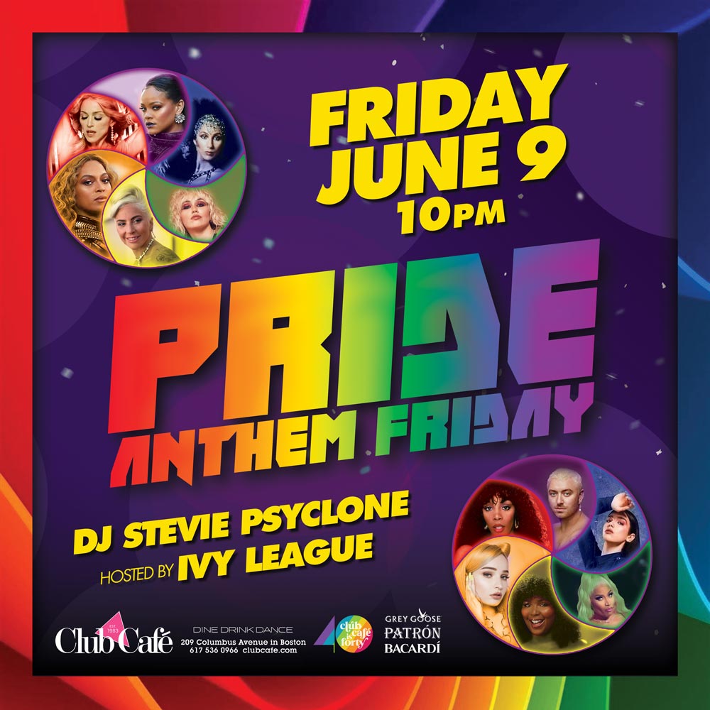 Club Café Fridays – Pride Anthems
